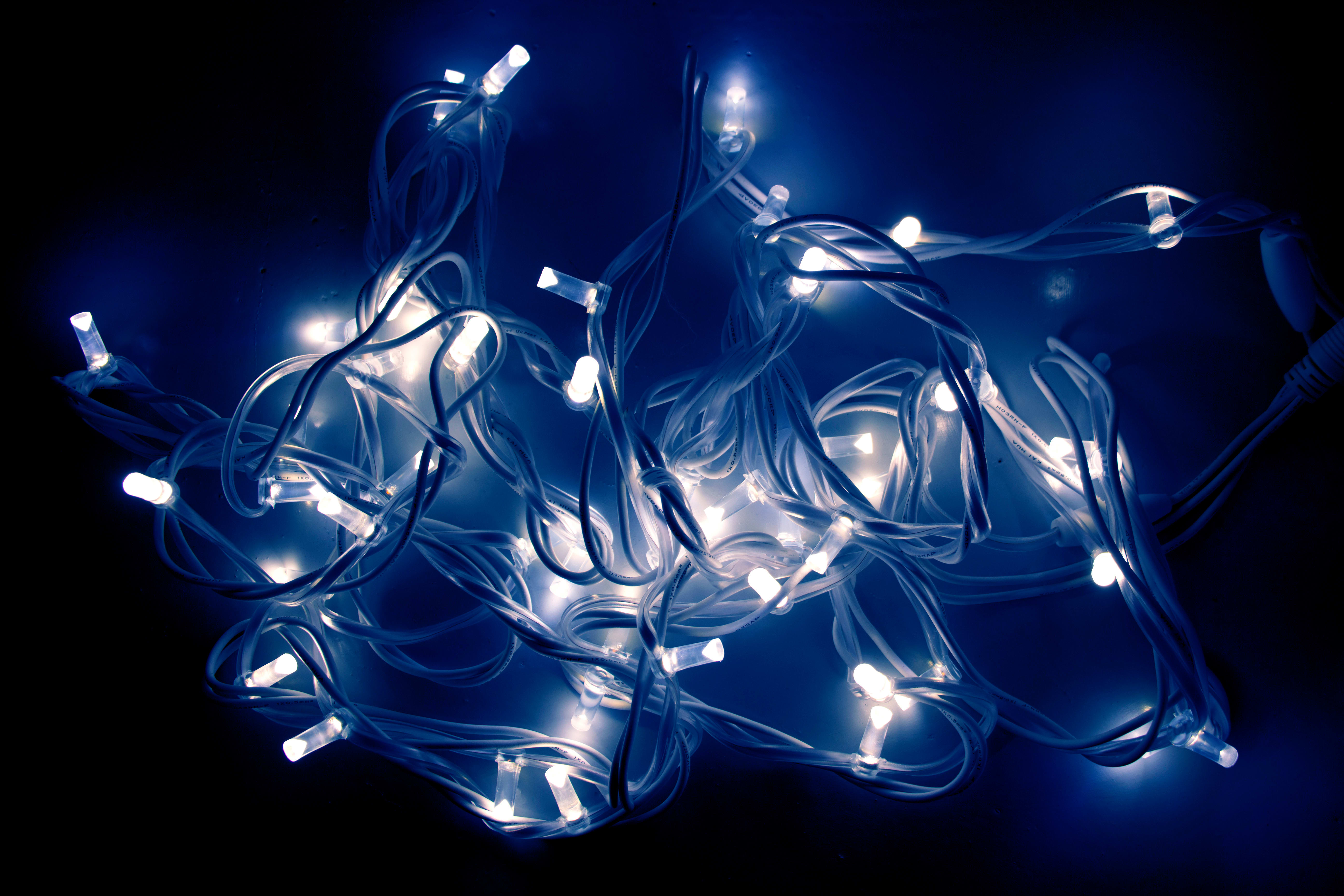 Guirl. Classic'line 20m Bleu200 LED - 40 BL Scintillant230V Int-Ext Cb ...