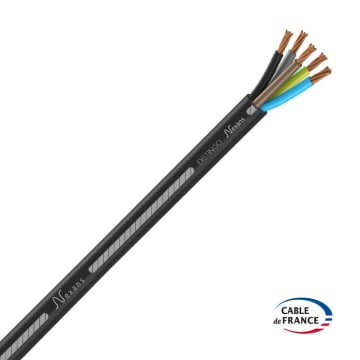Nexans - 01248787 - Câble rigide R2V Distingo cuivre 5G16 touret 250m