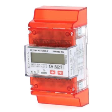 Compteur electrique modulaire triphase-tetra 100 A RS485 Modbus ...