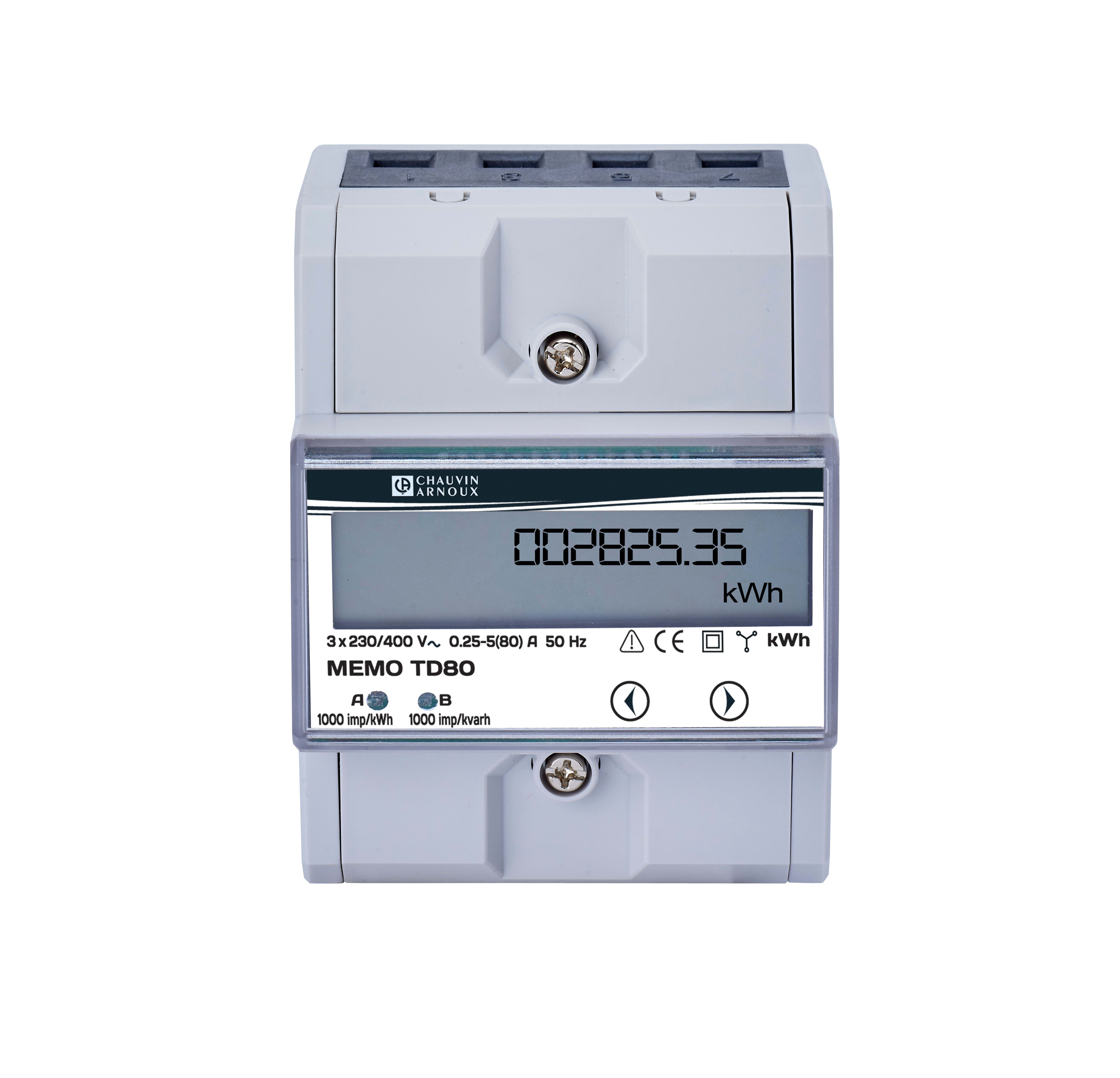 COMPTEUR MEMO TD80 230-400Vac 80A Chauvin Arnoux Energy