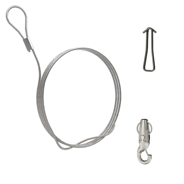 Kit Angel pr baffle acoustique horizontal 1m boucle, par 6 Gripple