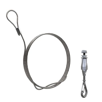 Gripple - UGH24FR - UniGrip Crochet N2 (55kg) câble L=4m embout Boucle (FR)