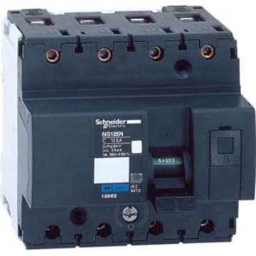 Schneider Electric - 18656 - Acti9 NG125N - Disjoncteur modulaire - 4P ...
