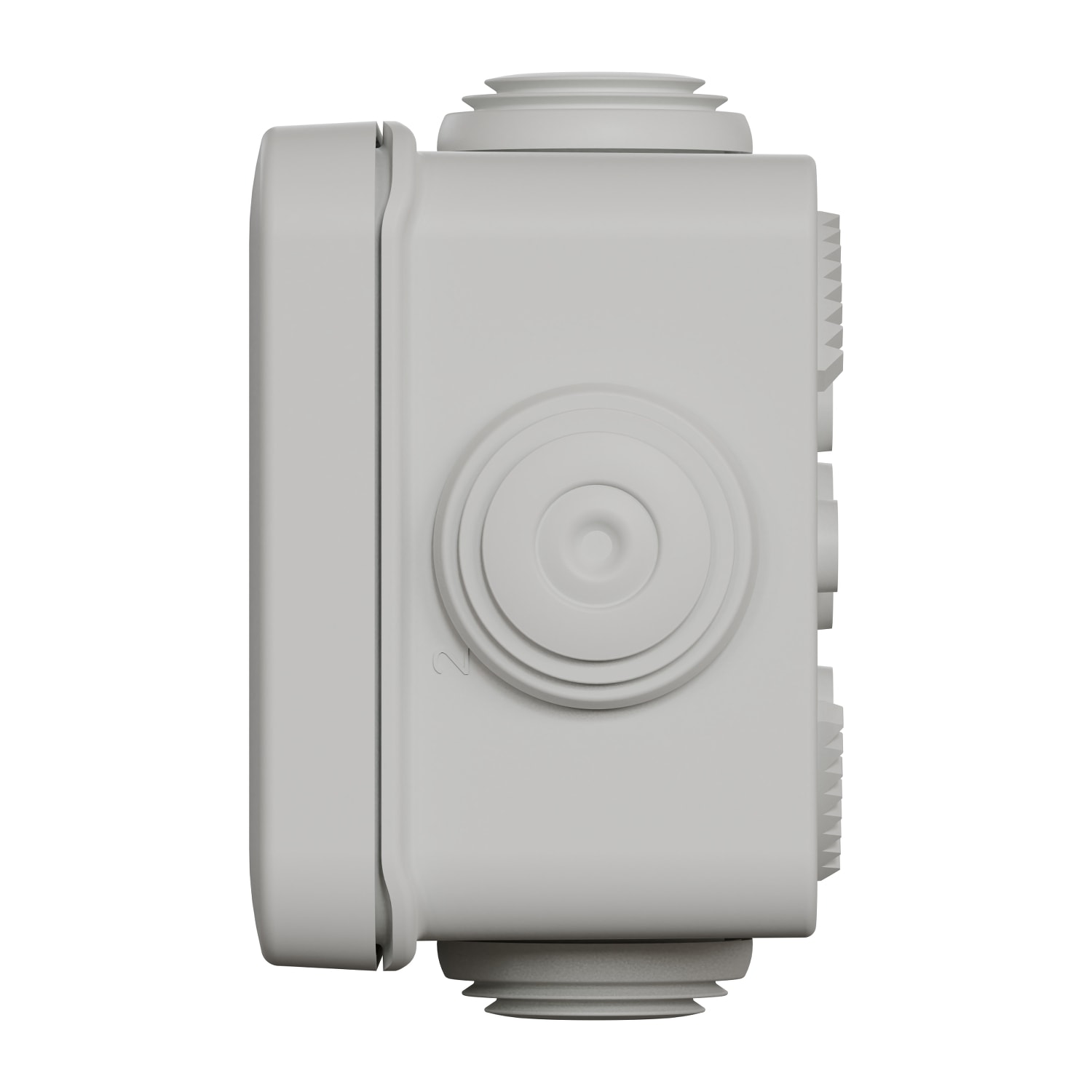 Mureva Box, boite de derivation IP55 + embouts 65x65x45, gris Schneider ...