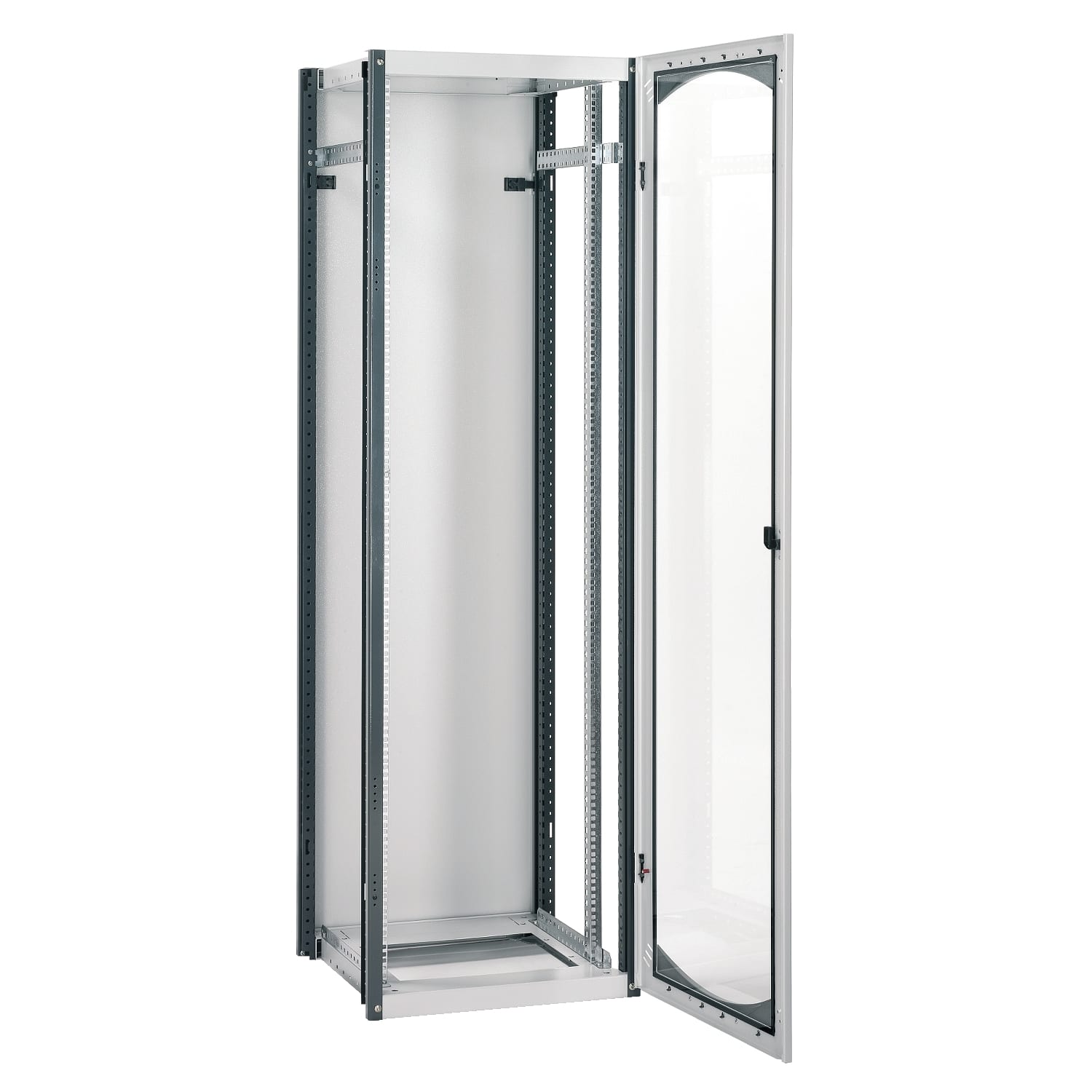 Actassi Baie VDA basic 19P 42U L800 P800 pann arriere RAL7035 porte av ...