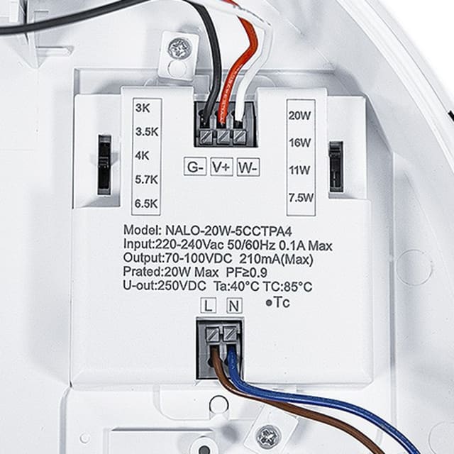 Thorn - 96637989 - Hublot LED - TOM VARIO FLEX - TOM VF 2200 830/35/40 ...