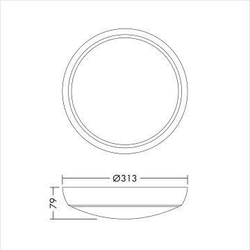 Thorn - 96637988 - Hublot LED - TOM VARIO FLEX - TOM VF 2200 830/35/40 ...