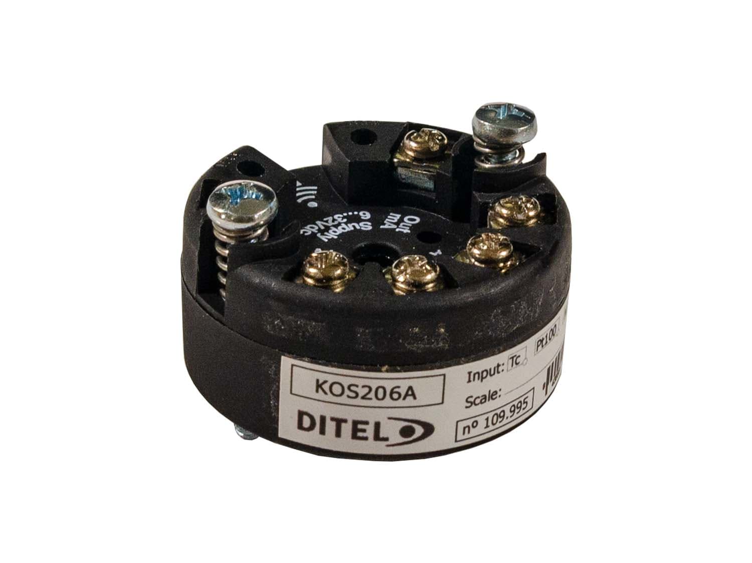 Convertisseur Tete DIN 4-20mA (passive) pour RTD (Pt100, Pt1000, Ni100 ...