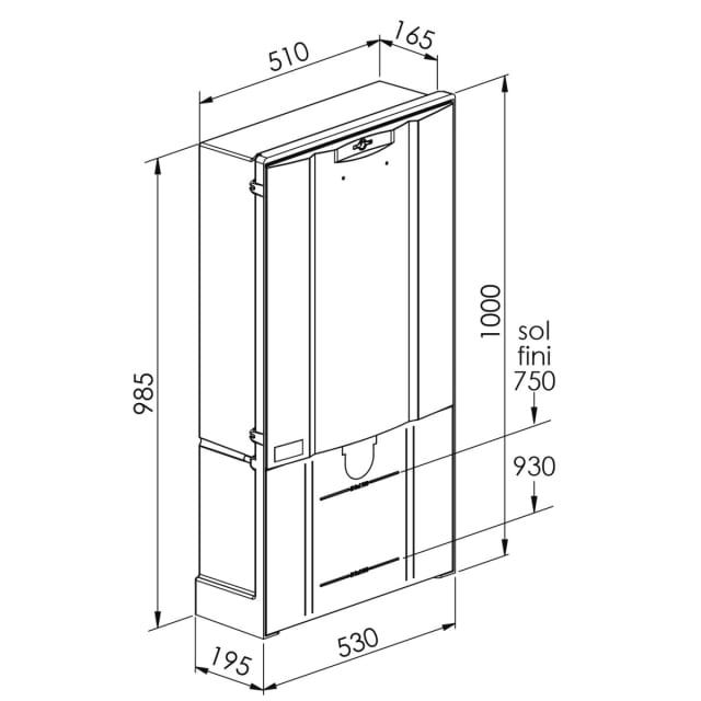 Borne REMBT 450 + JDB 450/9 plages + RRC400P200 + Téléreport (sigle ...