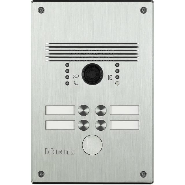 Bticino - 308011 - Platine antivandale à bouton poussoir Linea 300 pour ...