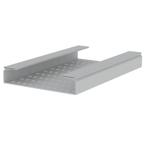 Unex - 66300 - Chemin de câbles fond perforé gris RAL7035 60x300 U23X