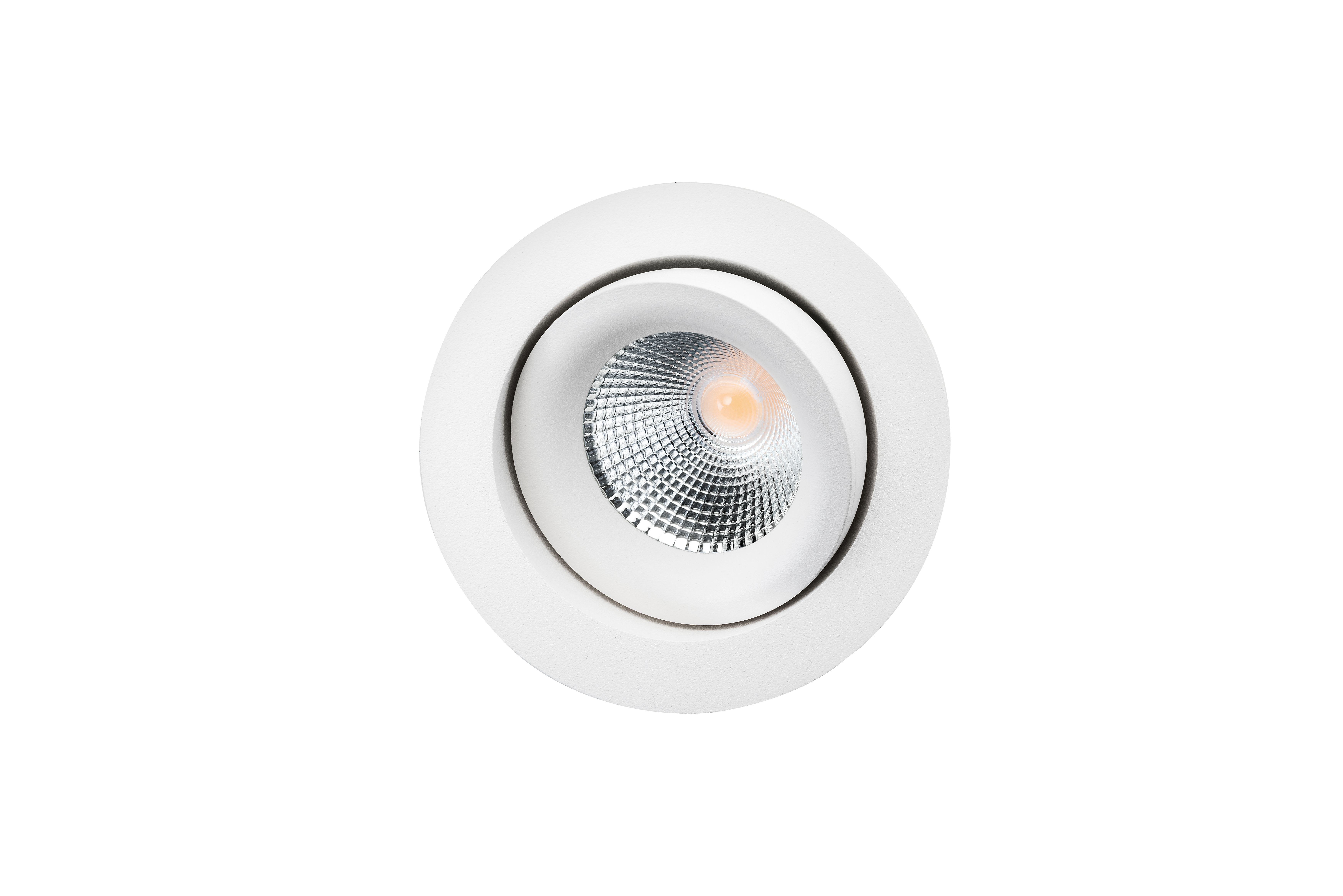 Junistar Lux Isosafe downlight blanc 560lm 3000K Ra 98 coupure de phase ...