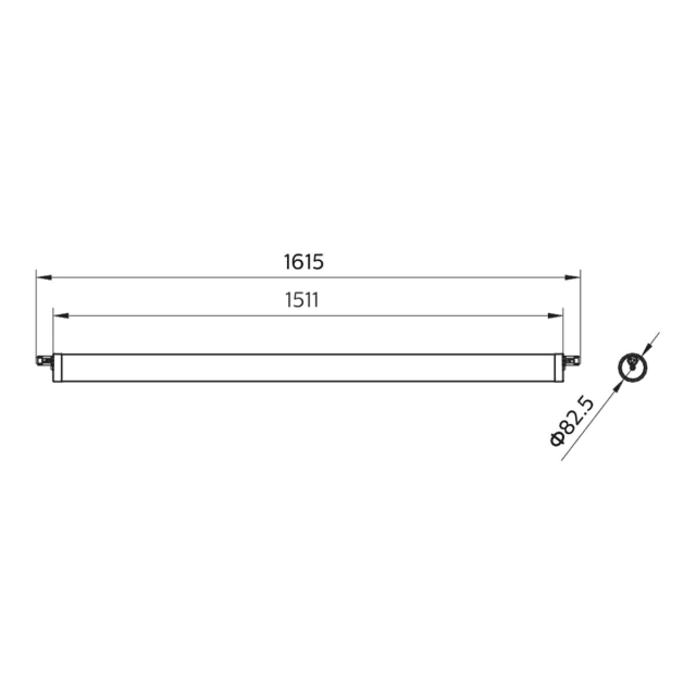 CoreLine Etanche TUBULAIRE LED 1500 WT210C 840 54W 7000lm IP68 IK10 ...