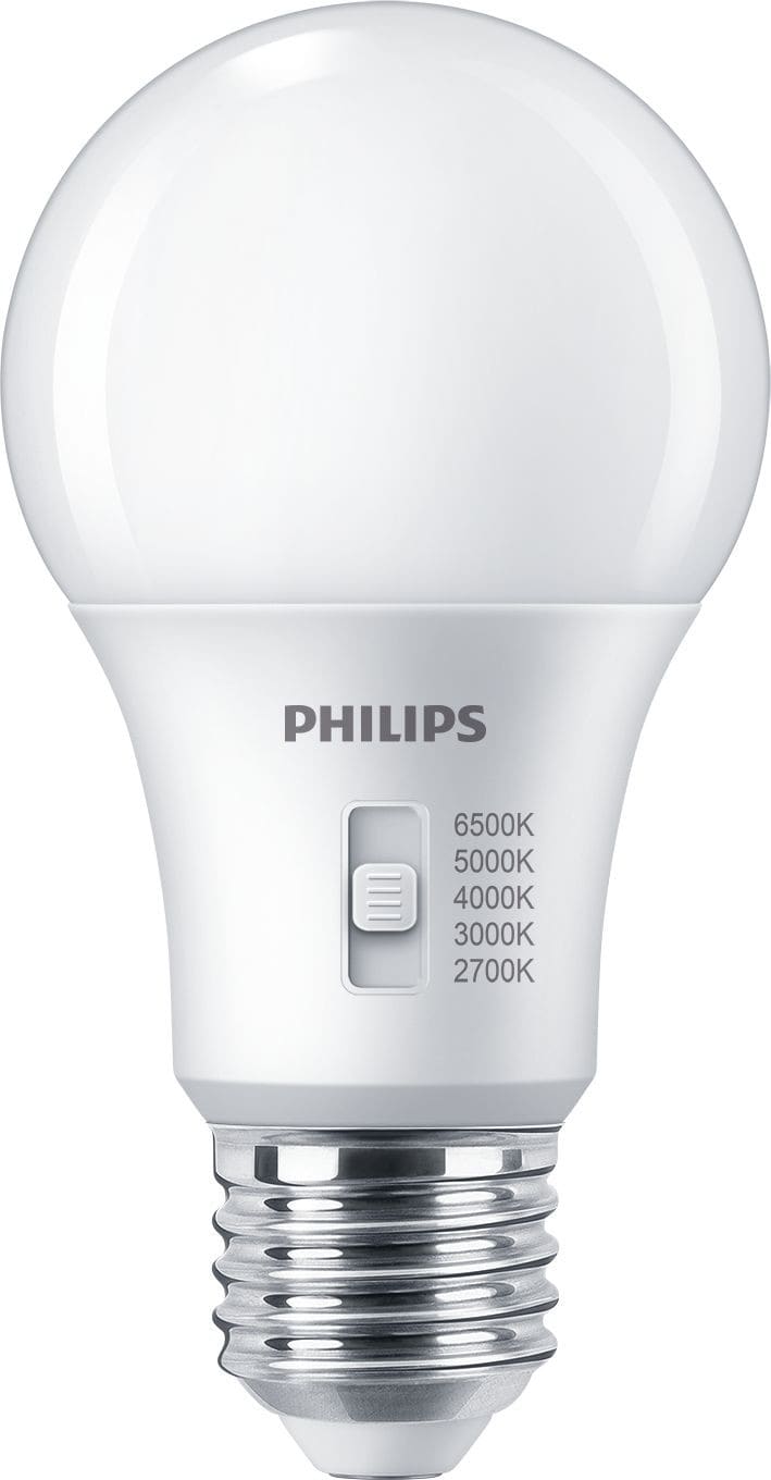 Philips - 353336 - CorePro lampe LED E27 Bulb All-In 8-60W 5CCT ...