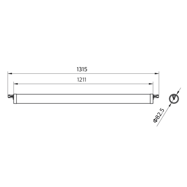 CoreLine Etanche TUBULAIRE LED 1200 WT210C 840 38W 5000lm IP68 IK10 ...
