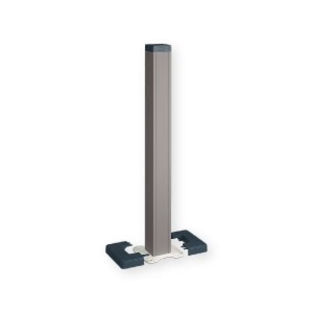 Colonnette speed TerCia CLS-C45 1 face hauteur 650mm alu anodise Iboco