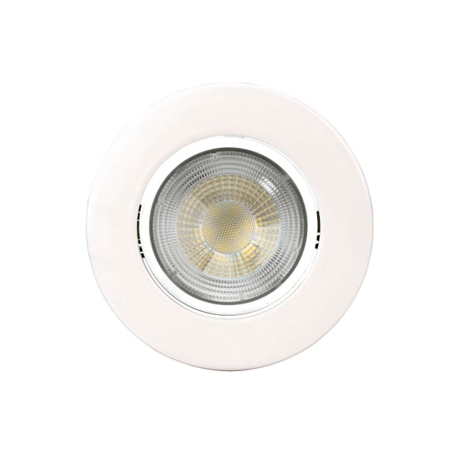 MI6 - Enc. LED integ. 5W 3000K 480lm, alu blanc, UGR