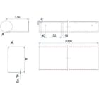 NIEDAX - 512042 - Goulotte GBRS, 96x100, SZ