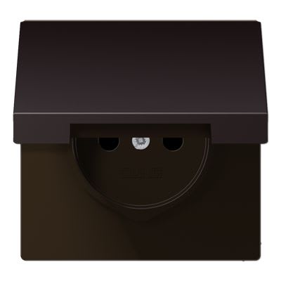 Enjo prise 2P+T avc couvercle - LS990 IP44 Dark canon de fusil Jung