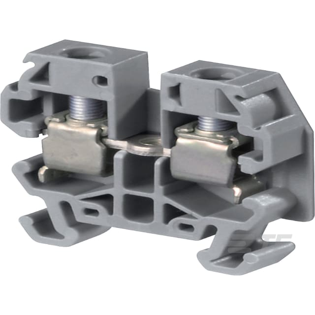 Te Entrelec - 1SNA120251R0700 - Dr4/6.N Borne vissé Miniblocs Bleu