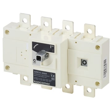 Socomec - 26054026 - Interrupteur-sectionneur AC SIRCO 4P 250A commande ...