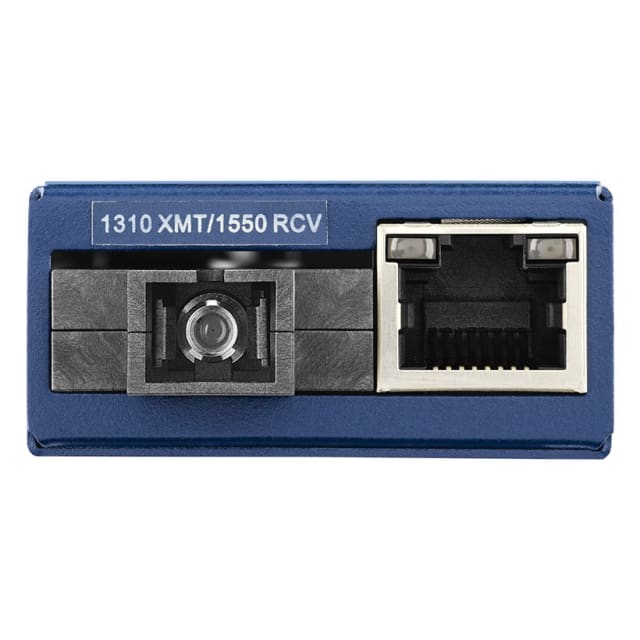 Advantech - IMC-370I-SST-C - Mini Hardened Media Converter, 1000Mbps, Single-Strand 1310XMT ...