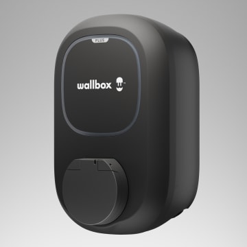 Pulsar Plus Socket 7.4 kW - 22 kW Noire - IP55 - IK10 - DC 6mA Wallbox