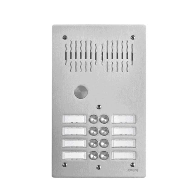 Aiphone - PA8B - Platine audio 8 boutons d'appel, en aluminium 4 mm ...