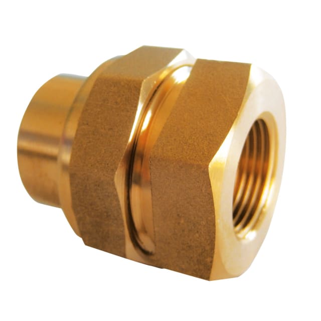 Thermador - RU12F - Raccord Union FF 3/83 pièces laiton à visser sphéro ...