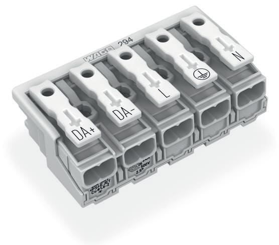 LUM17 5P sPF sPE DA+ DA- L PE N Wago Contact