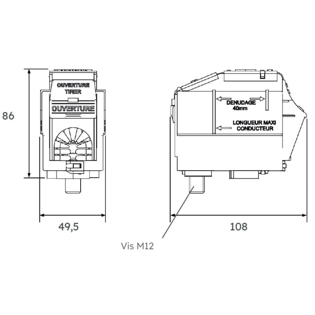 Michaud - Q603 - Module réseau RRD 50-240 REMBT G3 (1 N + 3 PH) - 6771700